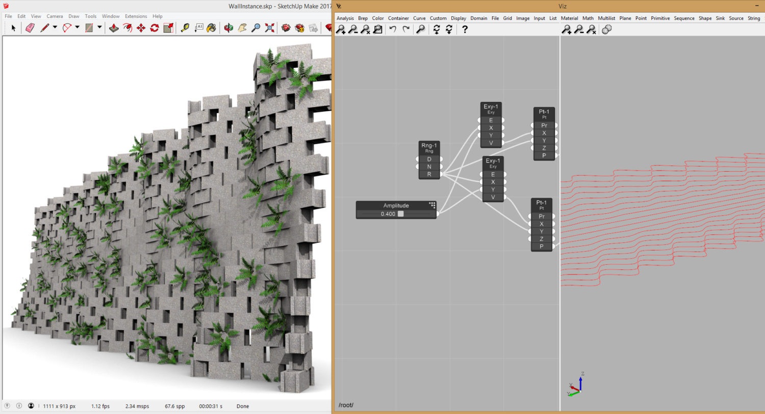 Parametric Wall - Fluid Interactive