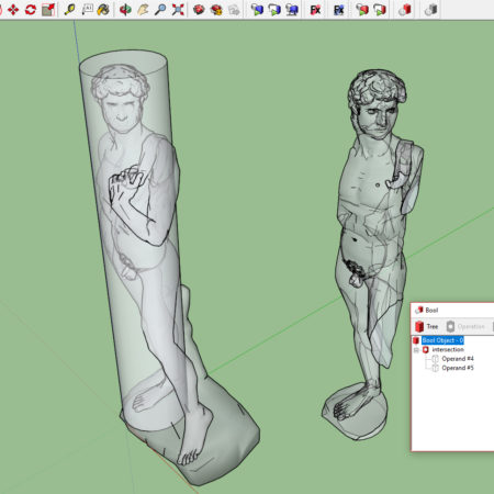 Interactive Boolean Operations SketchUp