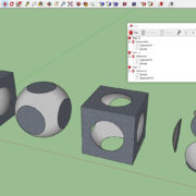 Interactive Boolean Operations SketchUp