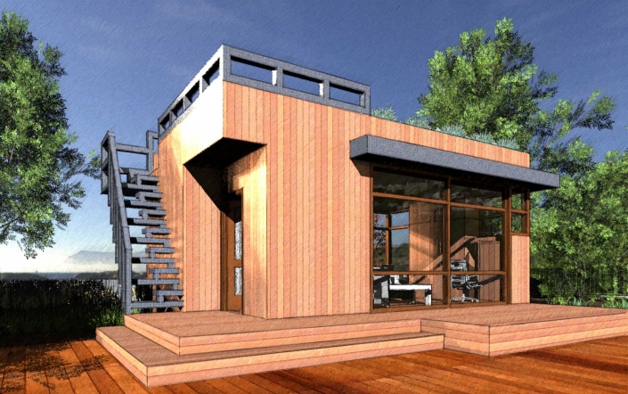 SketchFX - Wooden House - Fluid Interactive